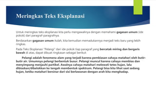 Teks Eksplanasi | PPTX