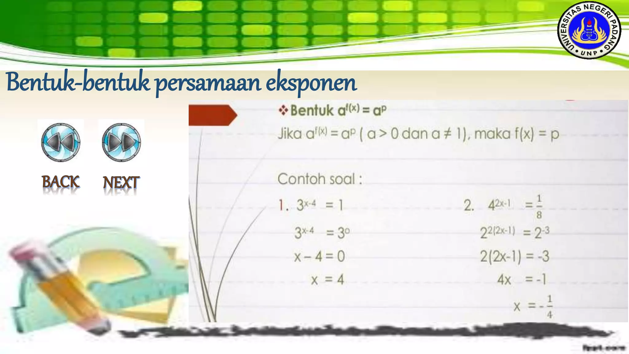 Ppt eksponen dan logaritma | PPTX