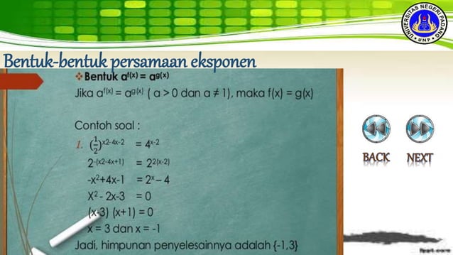 Ppt eksponen dan logaritma | PPTX
