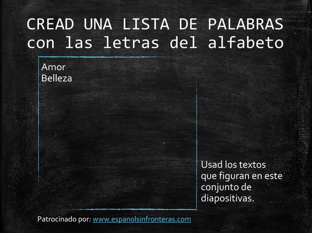 El alfabeto español | PPTX