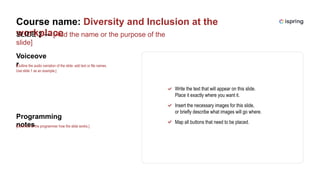 ispring PPT eLearning Storyboard Template | PPTX | Resume Writing and ...