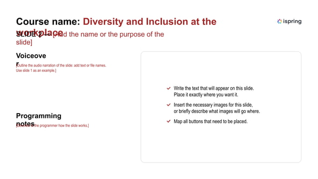 ispring PPT eLearning Storyboard Template | PPTX | Resume Writing and ...