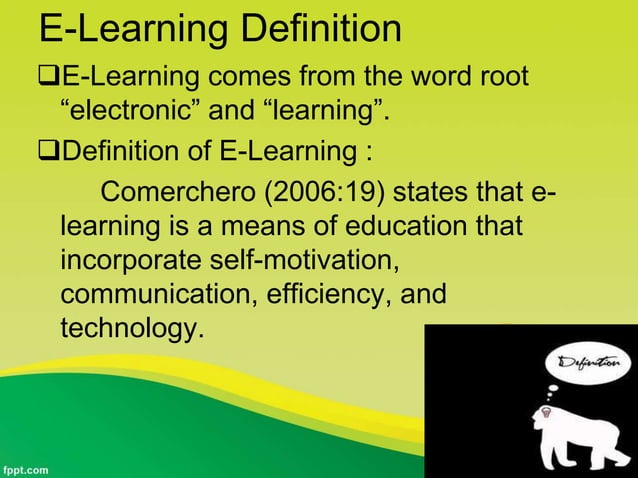 Ppt E Learning | PPTX | Online Education | Education