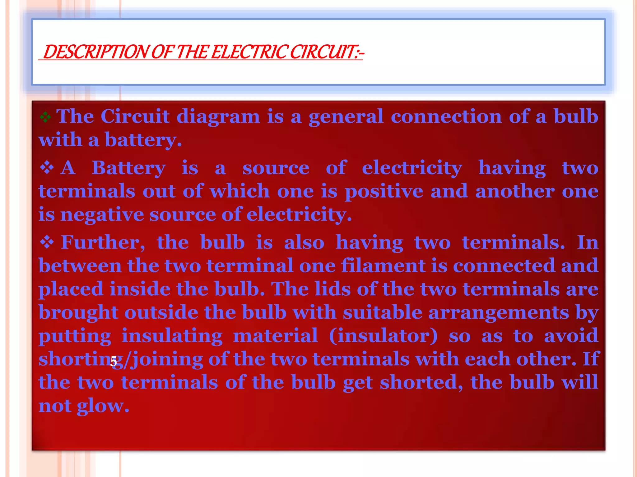 Ppt {electric circuits,insulators,conducter} | PPT