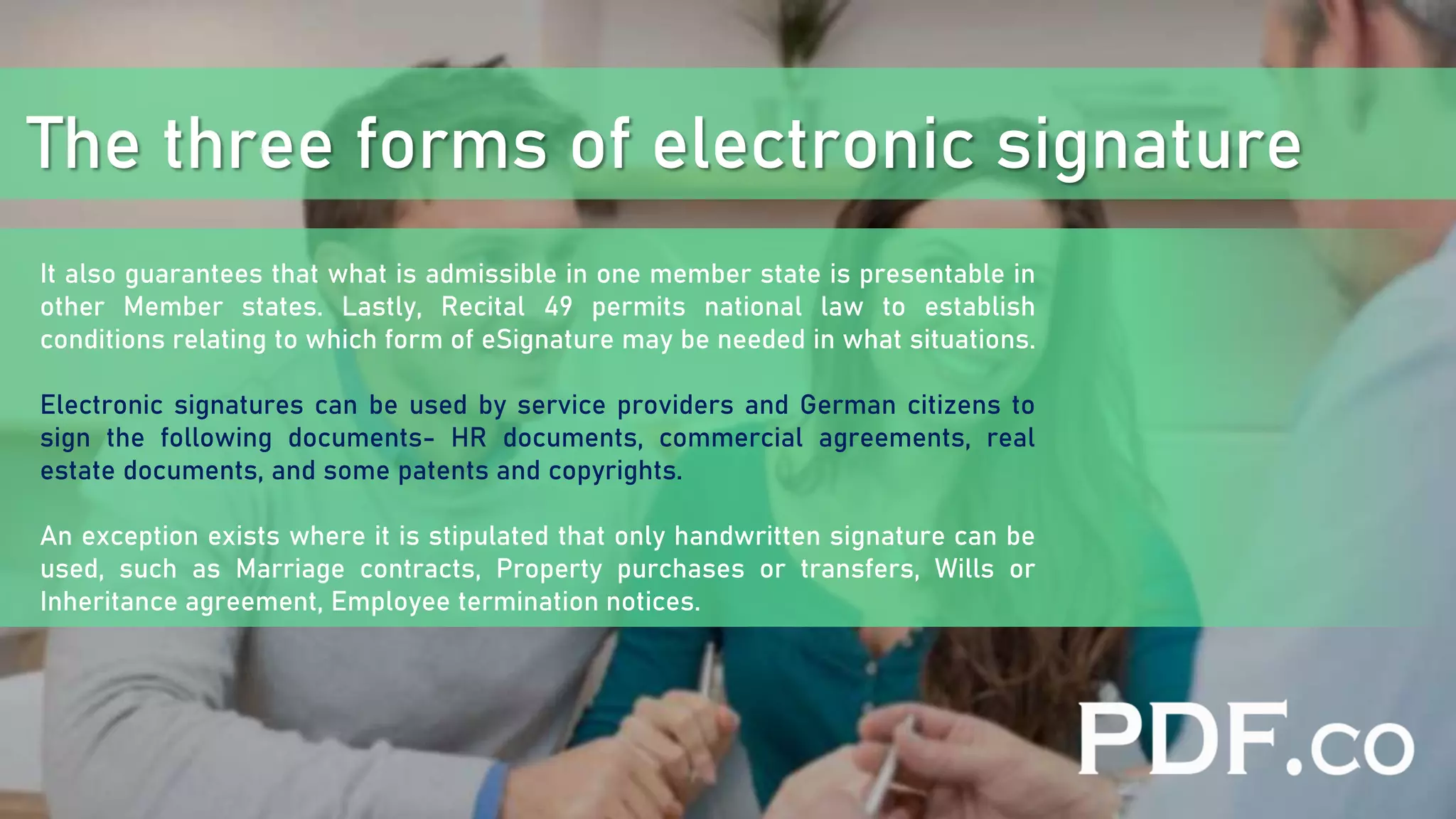 Electronic signature in Germany | PPTX
