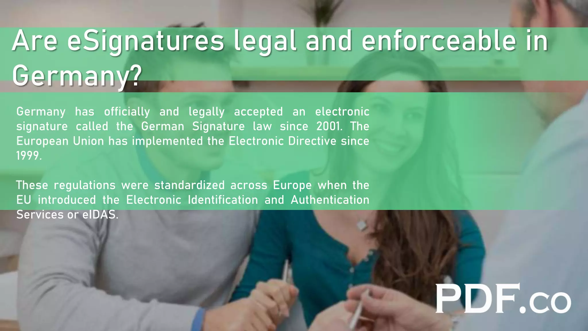 Electronic signature in Germany | PPTX