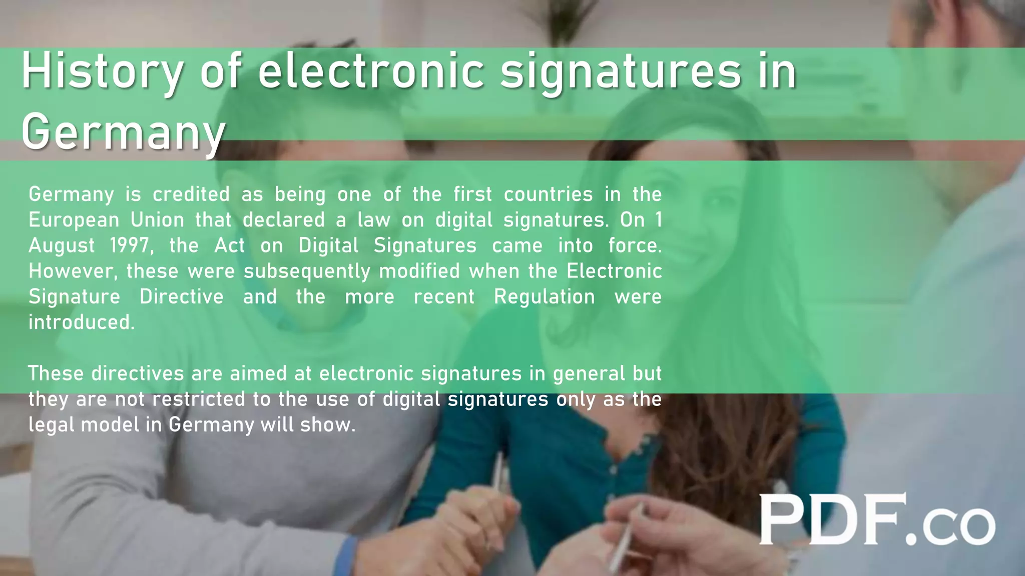 Electronic signature in Germany | PPTX