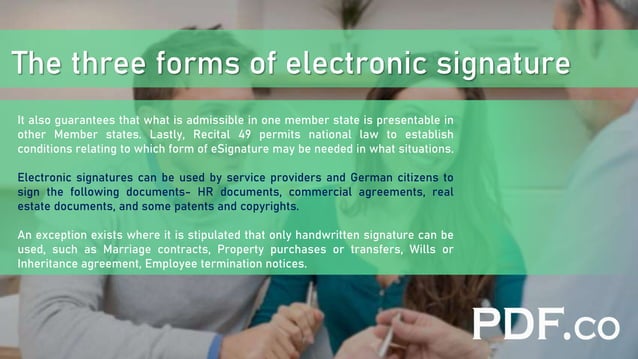 Electronic signature in Germany | PPT