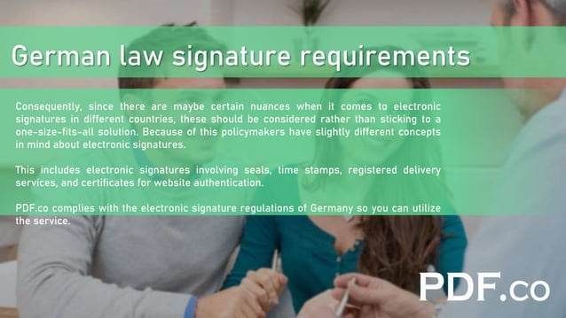 Electronic signature in Germany | PPT
