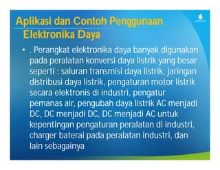 Ppt elektronika dan motor listrik [tm1] martolis | PDF