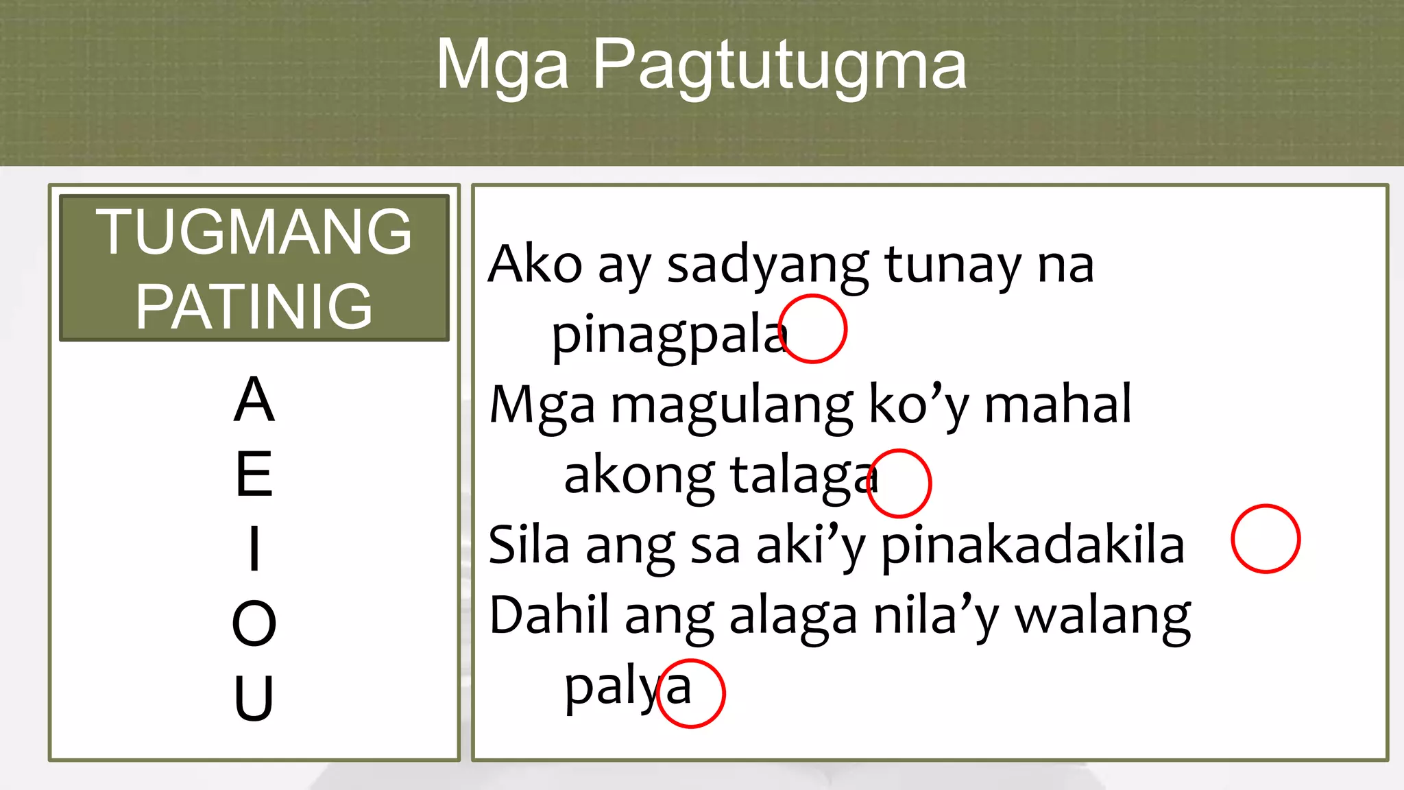 ELEMENTO NG TULA | PPTX