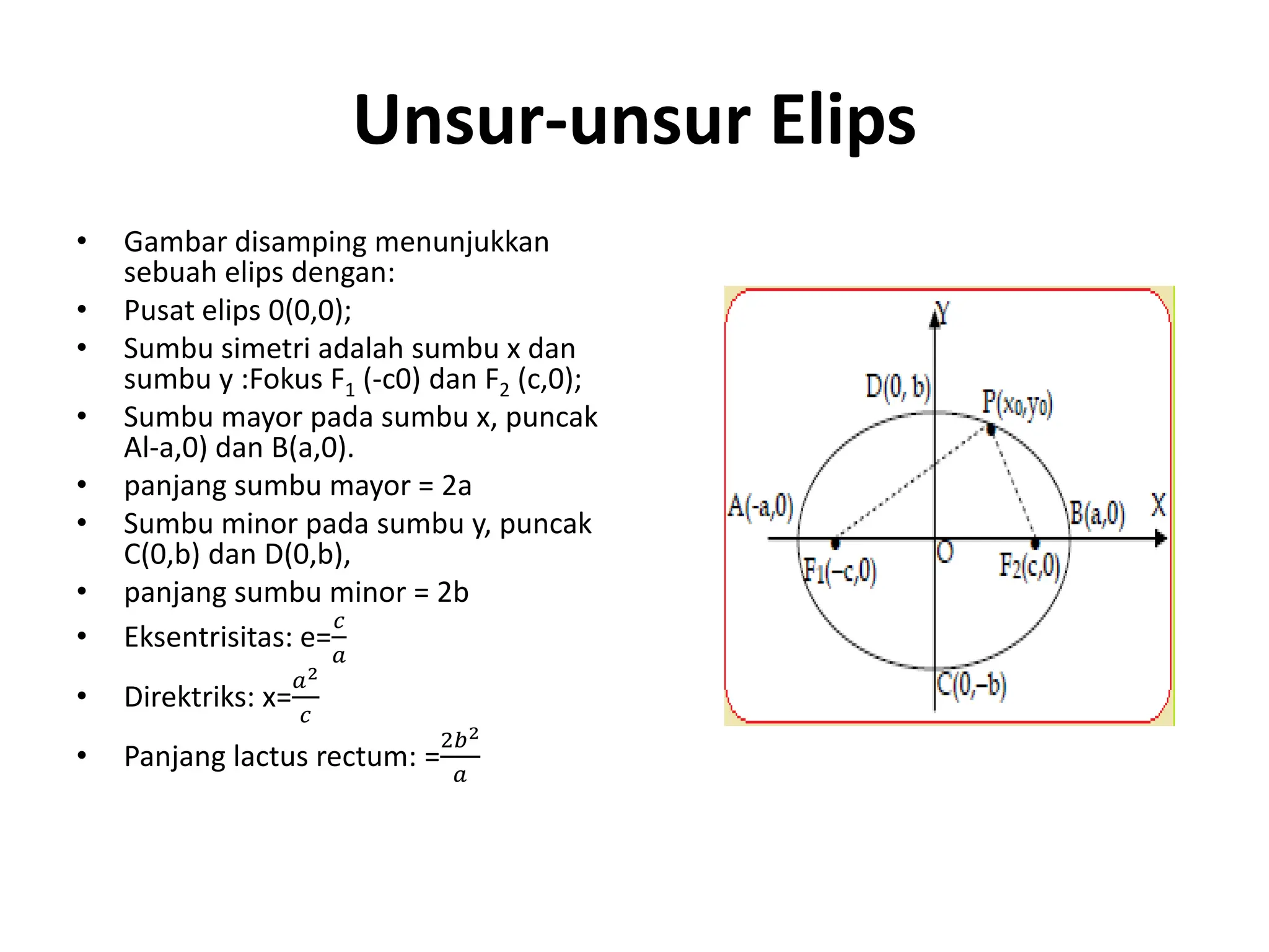 ppt elips Buatkan 1 contoh soal dan jawaban nya entang refleksi | PDF