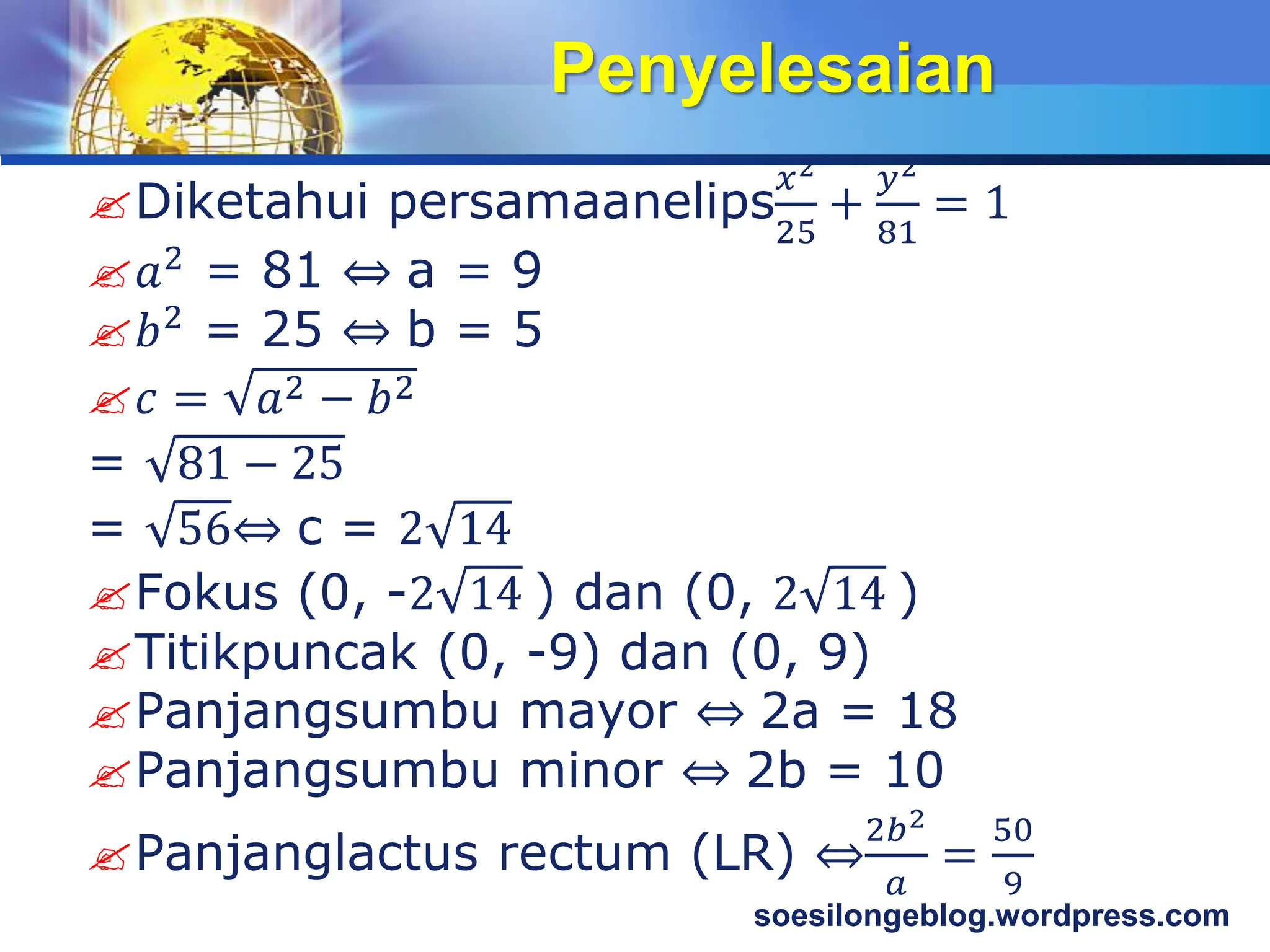 Elips kelas XII.pptx materi kelas xii ipa | PPTX