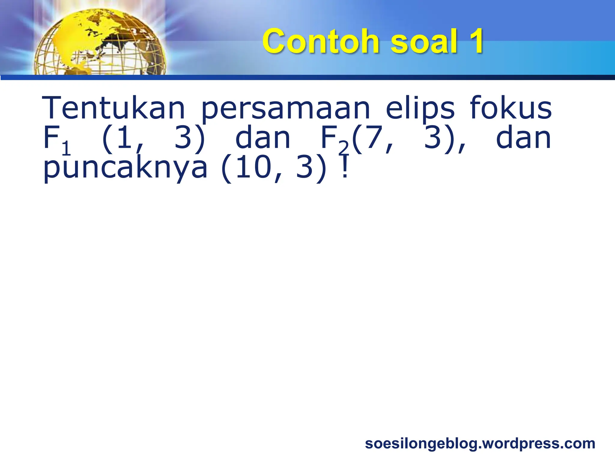 Elips kelas XII.pptx materi kelas xii ipa | PPTX