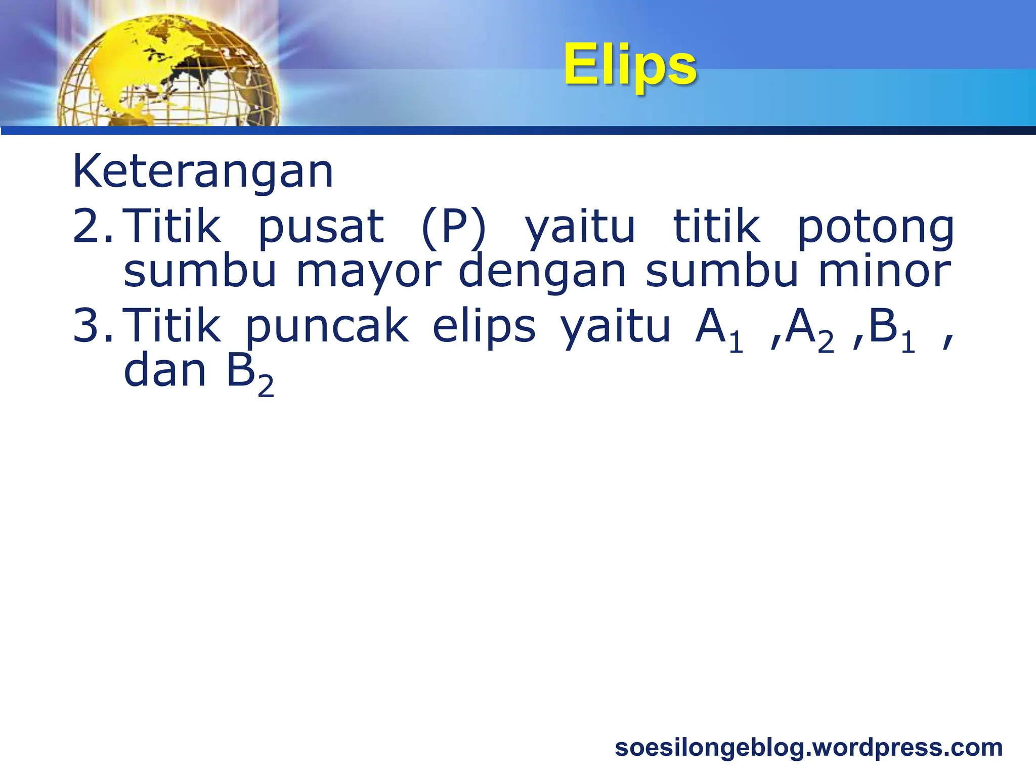 Elips kelas XII.pptx materi kelas xii ipa | PPTX