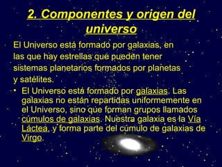Ppt el universo y el sistema solar | PPT