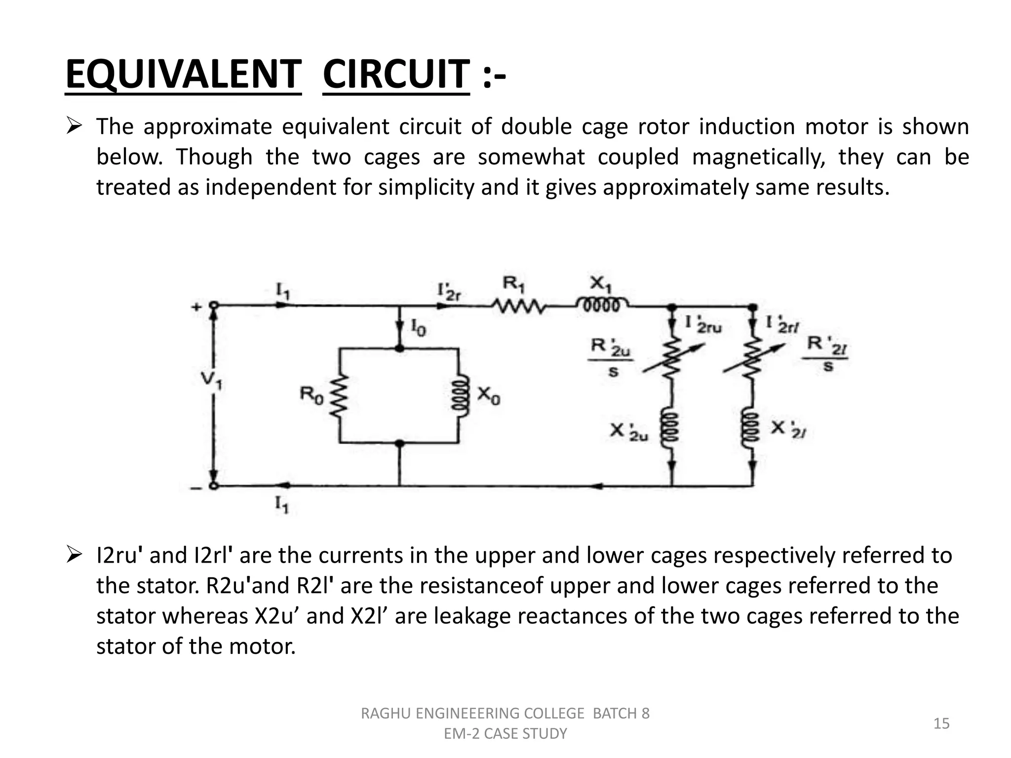DOUBLE CAGE INDUCTION MOTOR AND IT'S CONSTRUCTION | PPTX