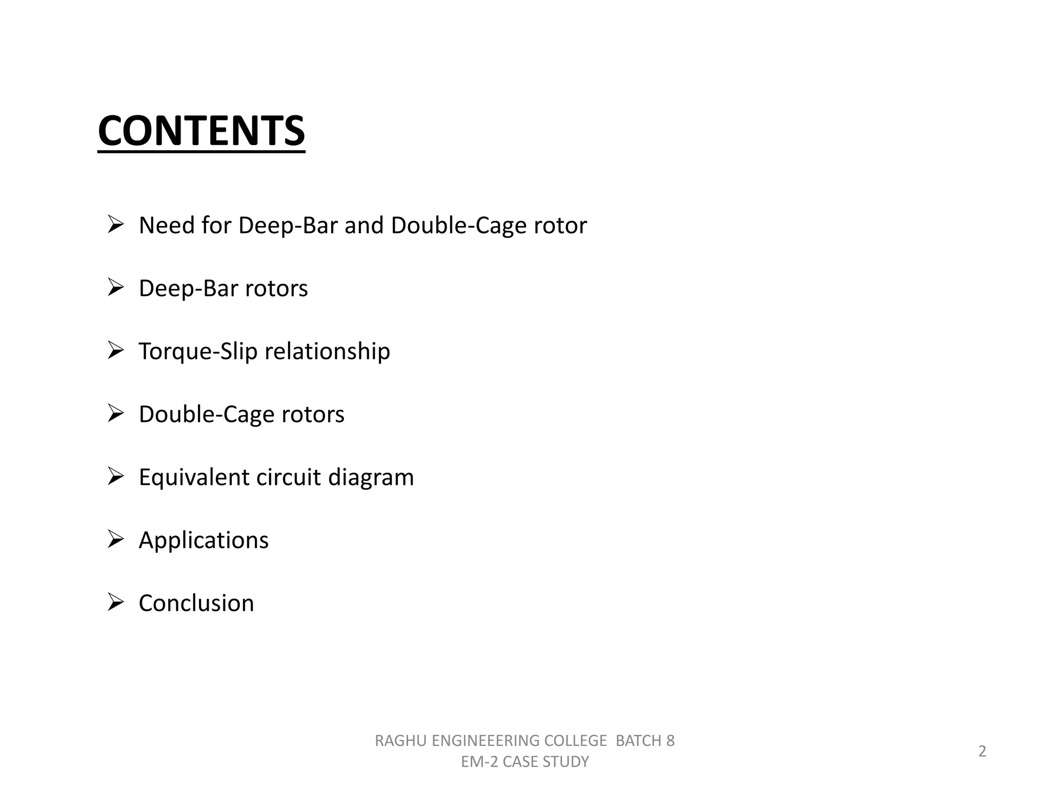 DOUBLE CAGE INDUCTION MOTOR AND IT'S CONSTRUCTION | PPTX