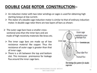DOUBLE CAGE INDUCTION MOTOR AND IT'S CONSTRUCTION | PPTX