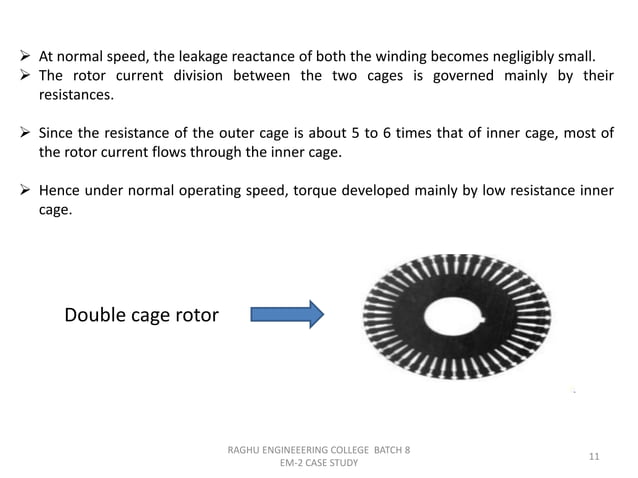 DOUBLE CAGE INDUCTION MOTOR AND IT'S CONSTRUCTION | PPTX | Radio ...