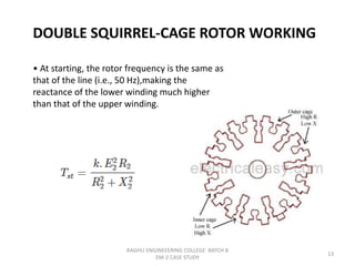 DOUBLE CAGE INDUCTION MOTOR AND IT'S CONSTRUCTION | PPTX