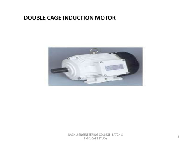 DOUBLE CAGE INDUCTION MOTOR AND IT'S CONSTRUCTION | PPTX | Radio ...