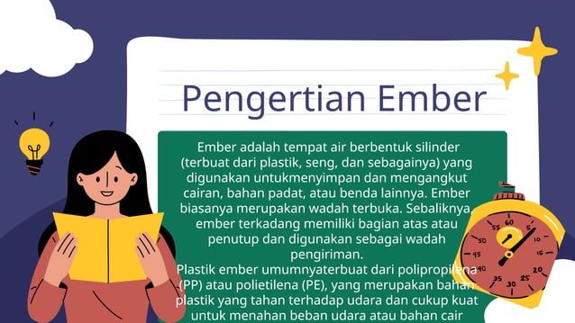 PPT EMBER PLASTIK RAMAH LINGKUNGAN DAN AMAN | PPTX