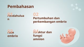 presentasi embriologi mata kuliah biologi sarjana | PPTX