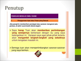Ppt emel rasmi 1 e | PPT
