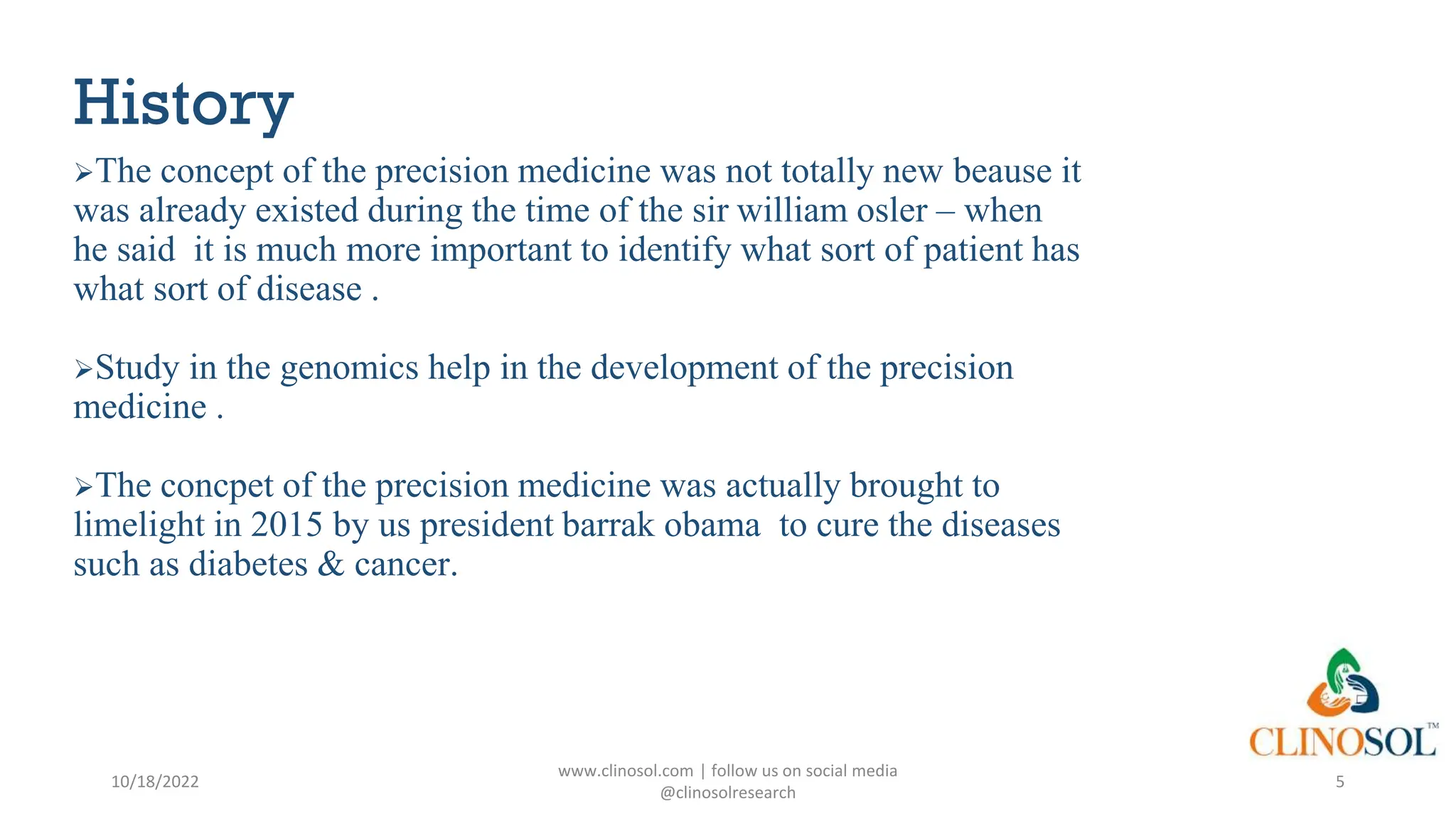 Emerging Technologies and Tools in Precision Medicine Research | PPTX