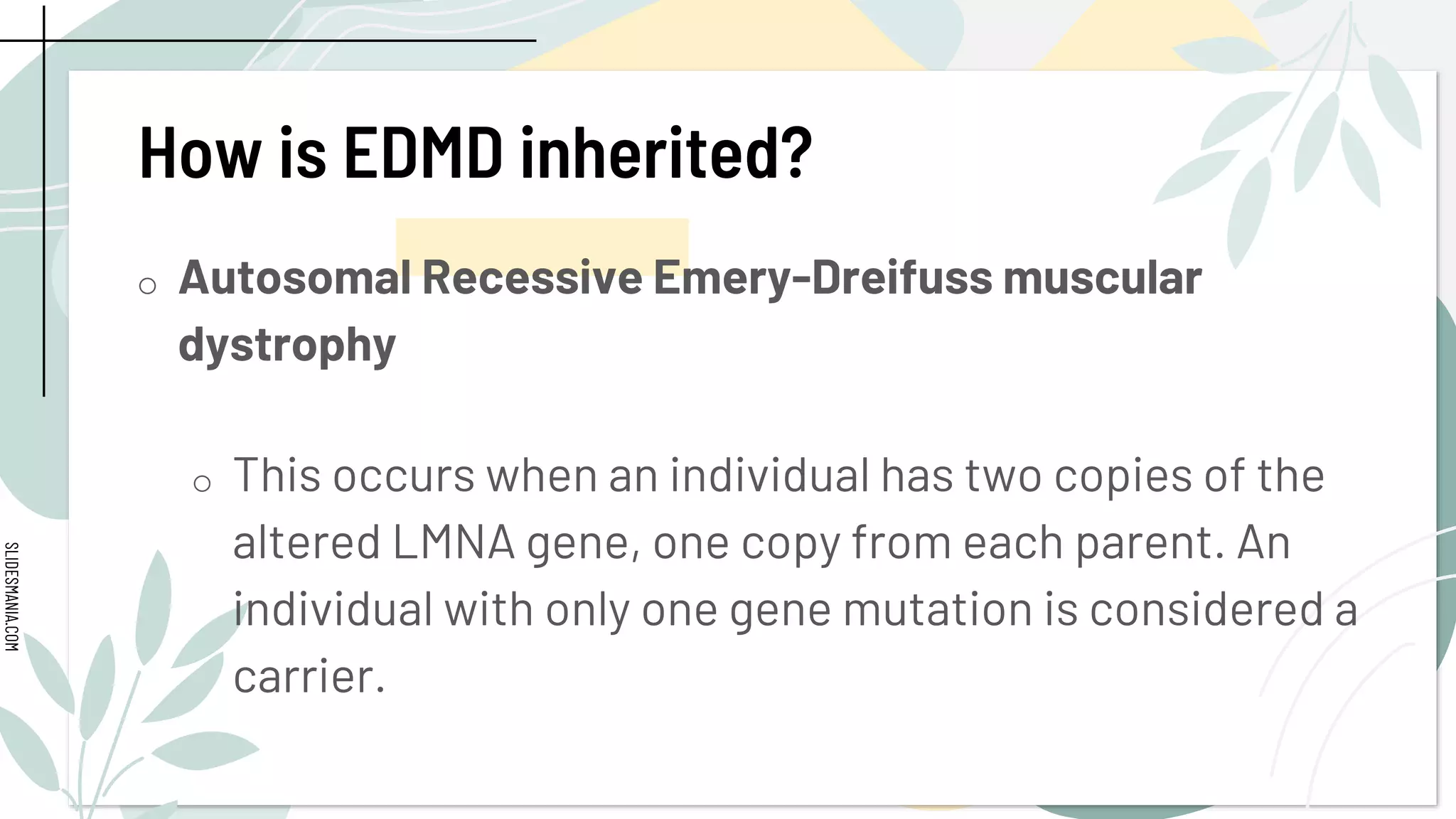 PPT Emery-Dreifuss Muscular Dystrophy.pptx