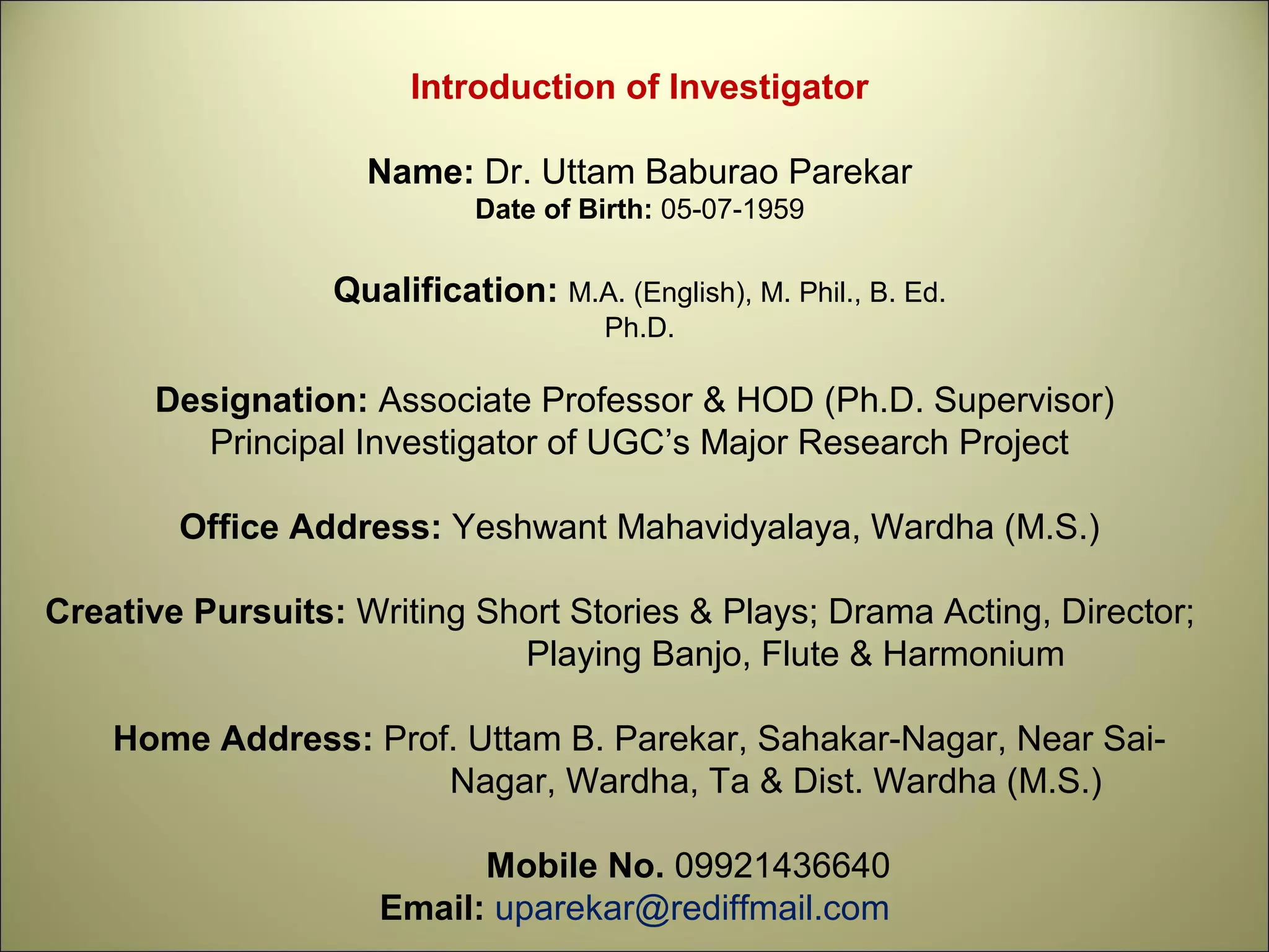 Ppt e module (illustratative) on translation of a marathi poem | PPT