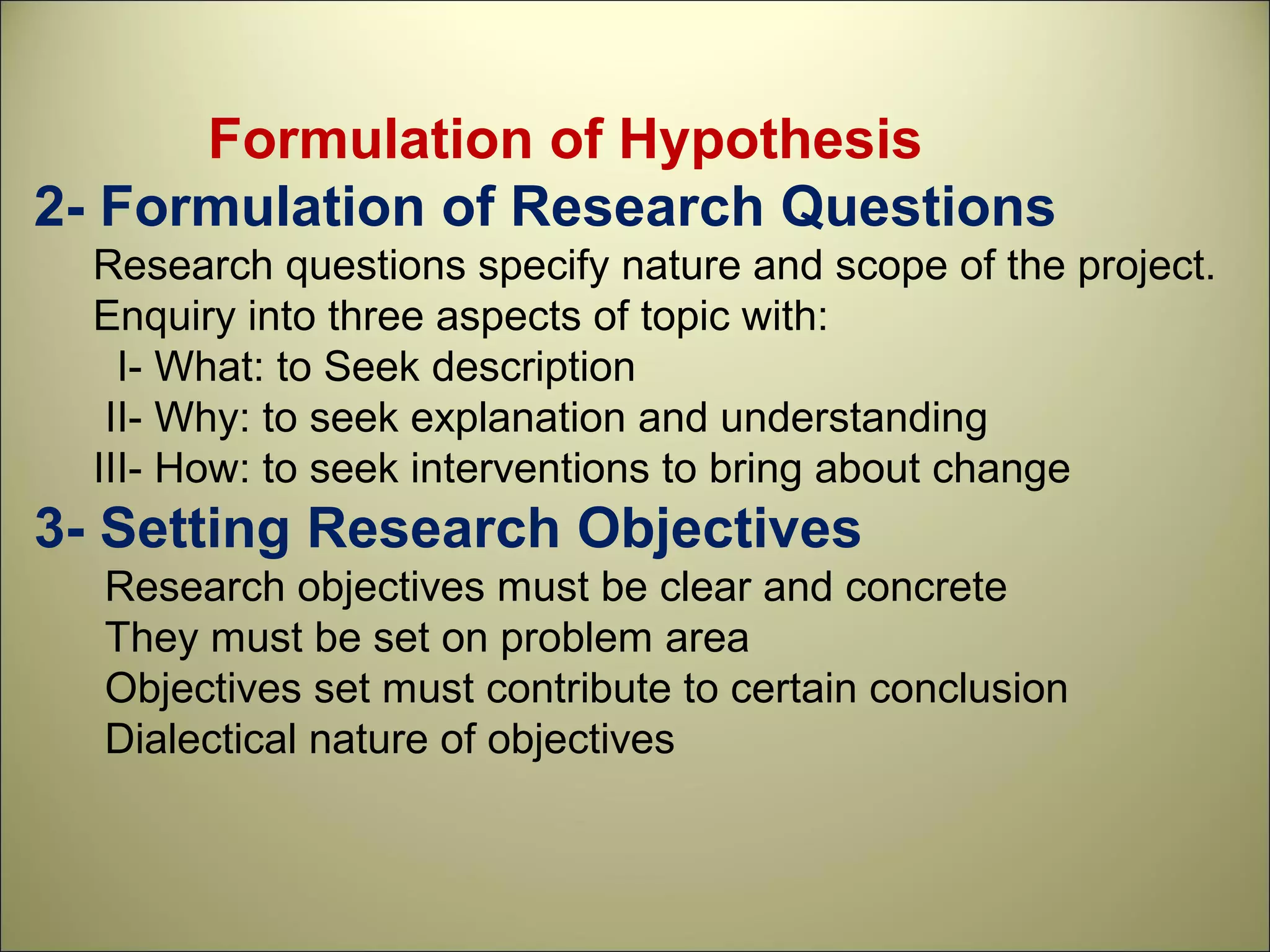 Ppt e module on 'formulation of hypothesis' | PPT