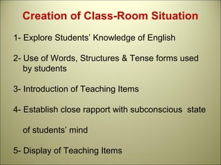 Ppt e module on teaching english as a second language at ug level | PPT