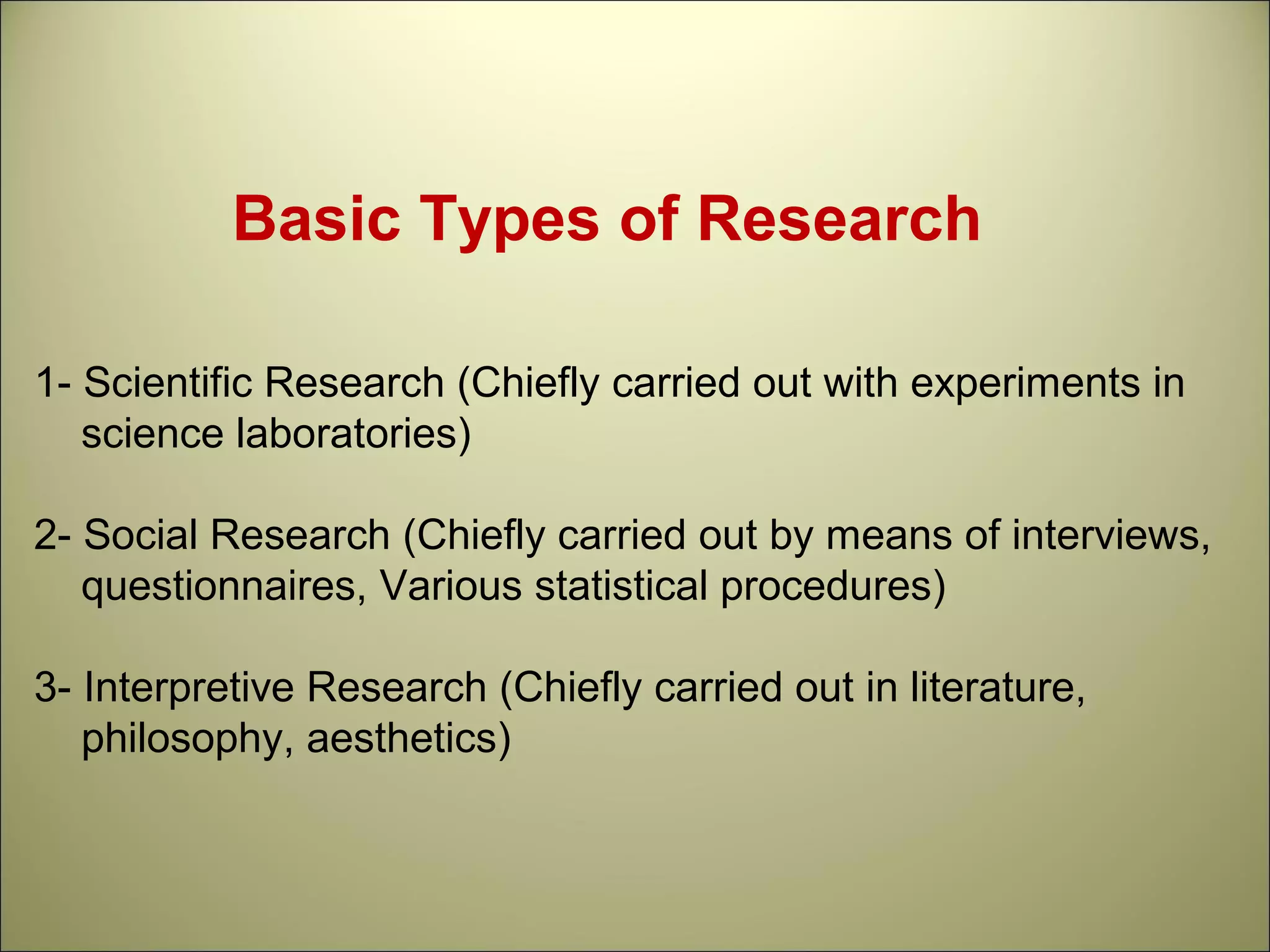 Ppt e module on 'what is research' | PPT