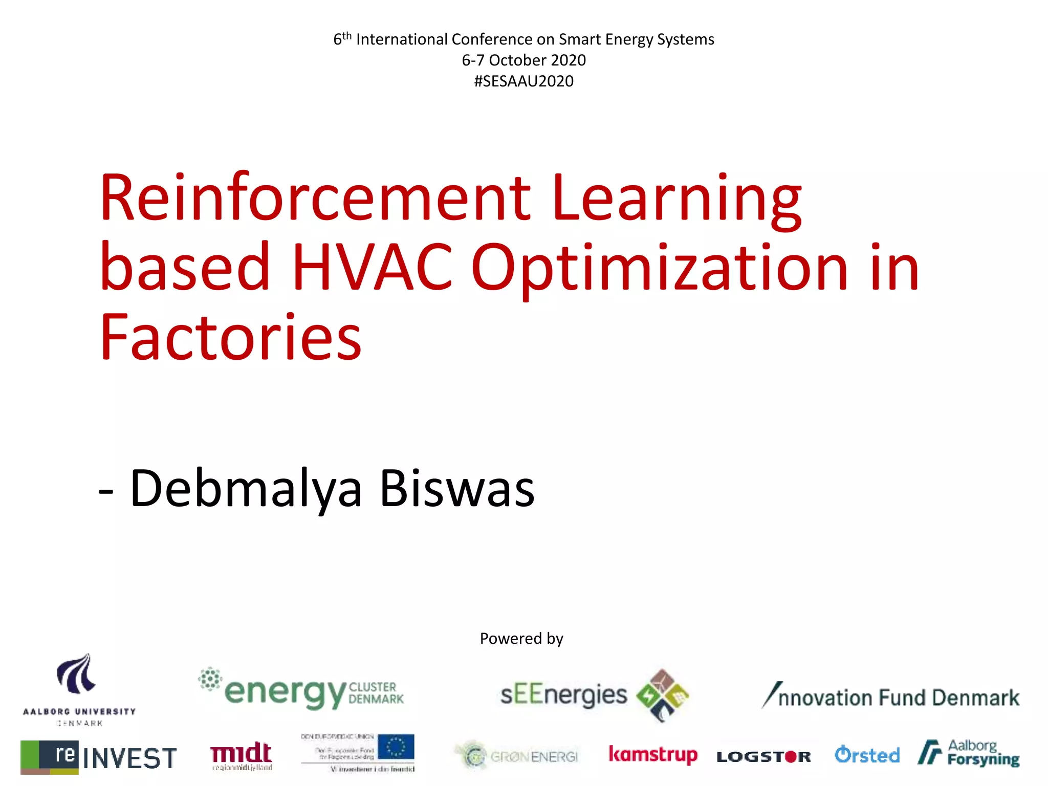 Reinforcement Learning based HVAC Optimization in Factories | PPT ... Reinforcement Learning based HVAC Optimization in Factories | PPT ...
