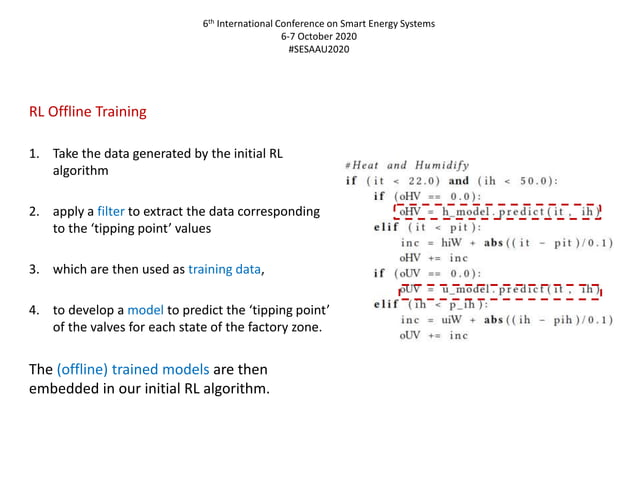 Reinforcement Learning based HVAC Optimization in Factories | PPTX