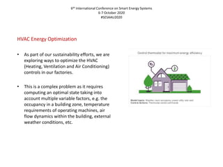 Reinforcement Learning based HVAC Optimization in Factories | PPTX