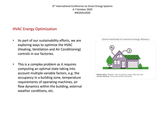 Reinforcement Learning based HVAC Optimization in Factories | PPTX