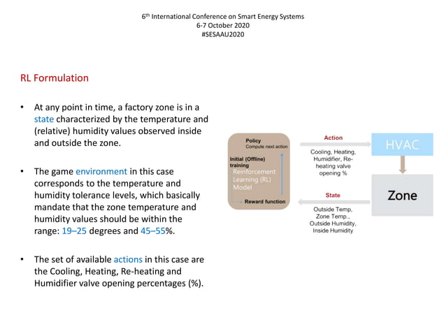 Reinforcement Learning based HVAC Optimization in Factories | PPTX