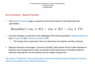 Reinforcement Learning based HVAC Optimization in Factories | PPTX