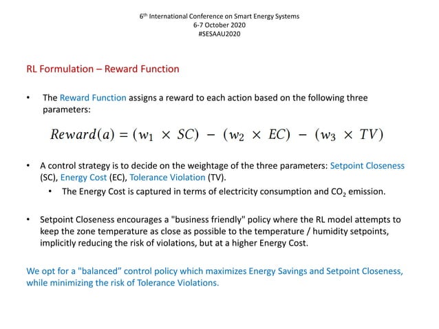 Reinforcement Learning based HVAC Optimization in Factories | PPTX