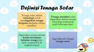 SCES3023 Tenaga Solar (Tenaga Suria) | PPT