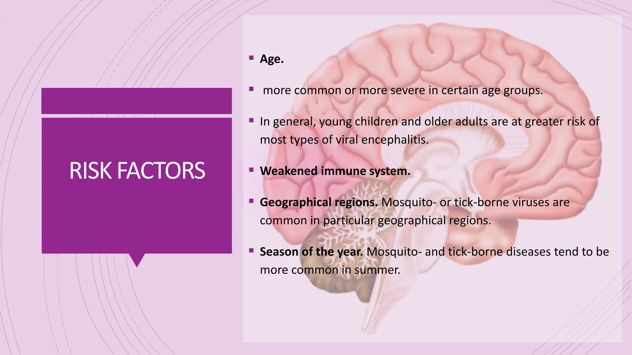 INFECTION OF THE BRAIN -ENCEPHALITIS ( PPT) | PPTX