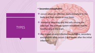 INFECTION OF THE BRAIN -ENCEPHALITIS ( PPT) | PPTX