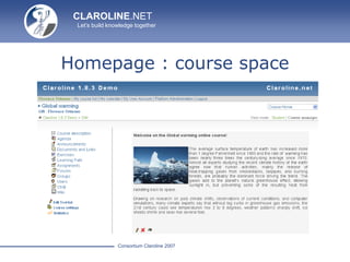 Claroline Learning Menagement System | PPTX