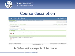 Claroline Learning Menagement System | PPTX