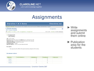 Claroline Learning Menagement System | PPTX