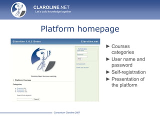 Claroline Learning Menagement System | PPTX