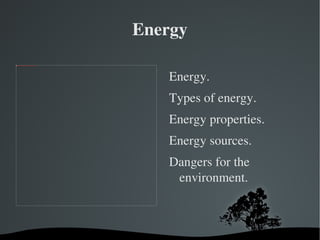 Ppt energy | ODP